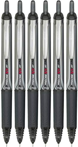 Pilot, Precise V5 RT Refillable & Retractable Rolling Ball Pens, Extra ...