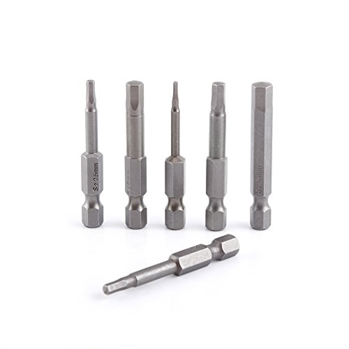Inner Hex Head Magnetic Screwdriver Bits, 8pcs 50mm S2 alloy steel ...