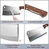 Amazon.com: 7 Inch Meat Cleaver Knife, Professional Butcher Knife ...