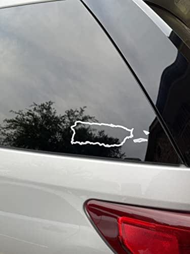 Amazon.com: 2 Pcs Puerto Rico MAP Car Decal Vinyl Sticker, Perfect for ...