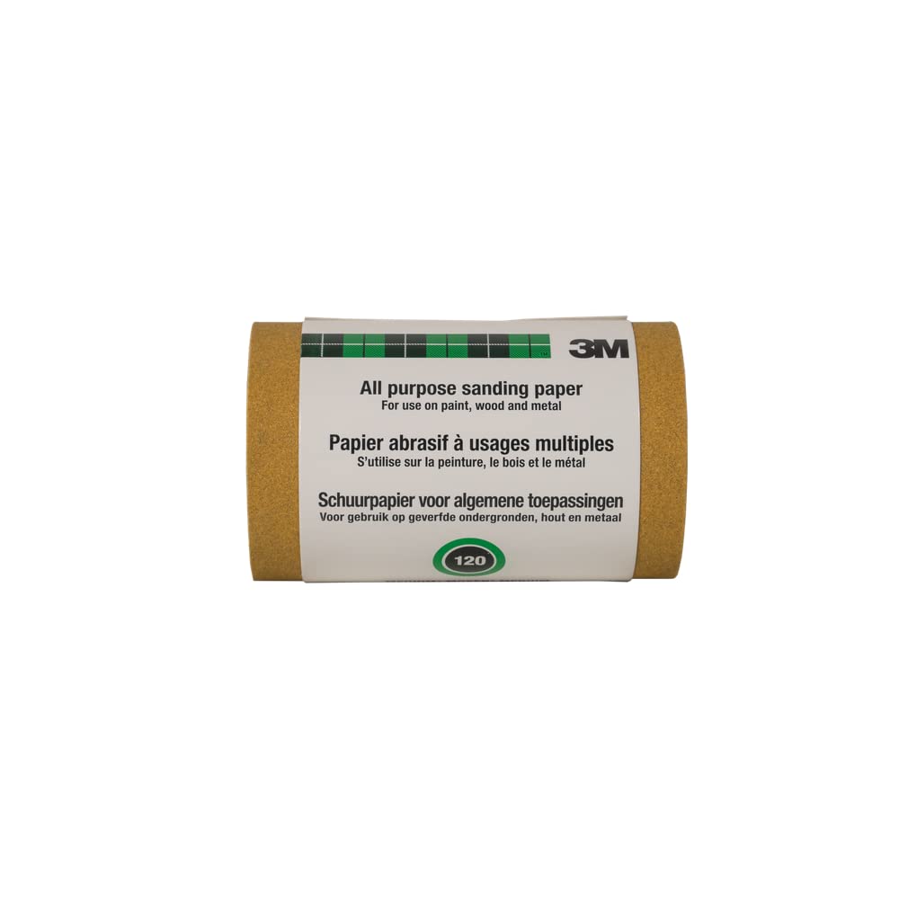 3M 5 m P120 "Bare Surfaces" Medium Grit Sandblaster Sandpaper Abrasive ...