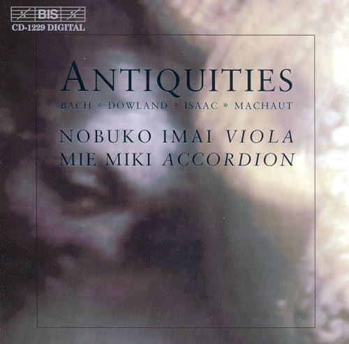 Amazon.com: Bach / Dowland / Isaac / Machaut: Antiquities : Mie Miki ...
