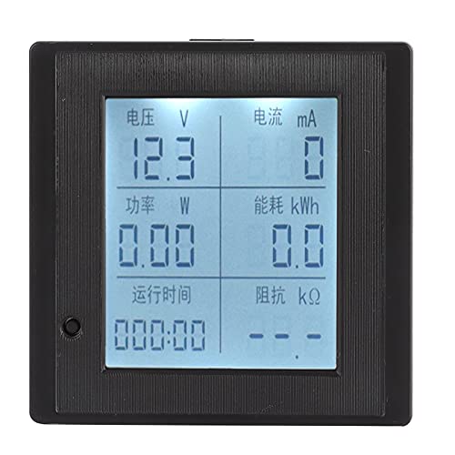 LCD Voltmeter, Voltage Meter Easy To Read the Reading Variety Of ...
