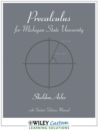 Precalculus for Michigan State University with Student Solutions Manual ...