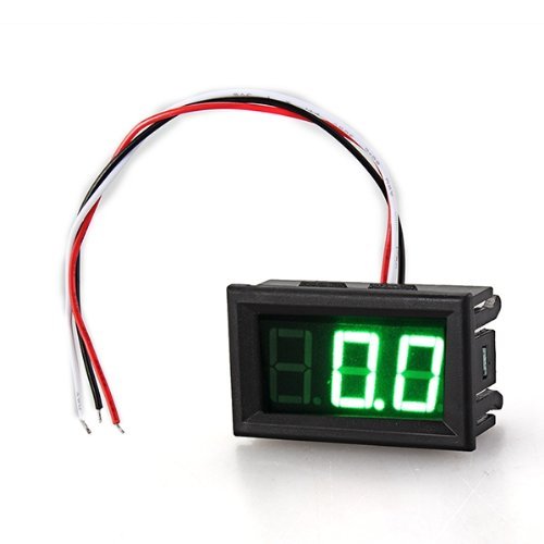 COLEMETER® Mini Volt¨ªmetro Medidor de Voltaje Presi¨®n Digital DC 0 ...