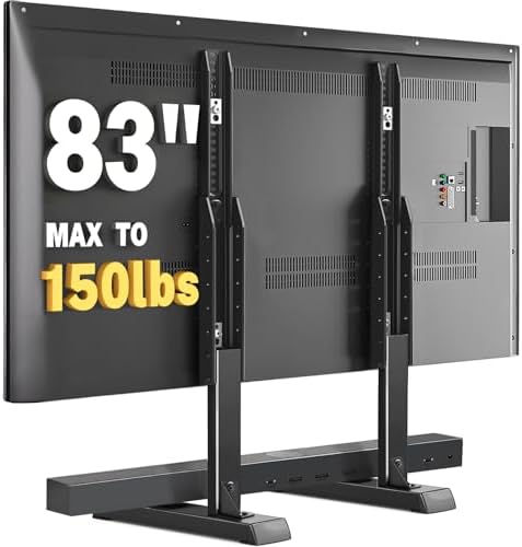 Amazon.com: Universal Table Top TV Stand Base for 24-83 inch LCD LED ...