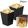 Amazon.com: Black Popcorn Boxes Mini Paper Popcorn Box Cardboard ...