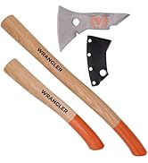 Amazon.com : Wrangler Tools Titanium Camping Axe - 18" Wood Handle with ...