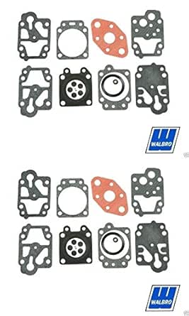 Amazon.com: Walbro 2 Pack Genuine D11-WYL Carburetor Gasket & Diaphragm Kit OEM : Automotive
