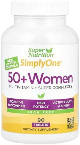 Amazon.com: SuperNutrition SimplyOne®, 50+ Women Multivitamin + Super ...