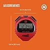 Amazon.com: Marathon Adanac 4000 Digital Stopwatch Timer, Red - High ...