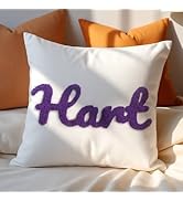 Amazon.com: Hilldesign Personalized Embroidered Name Lumbar Throw ...
