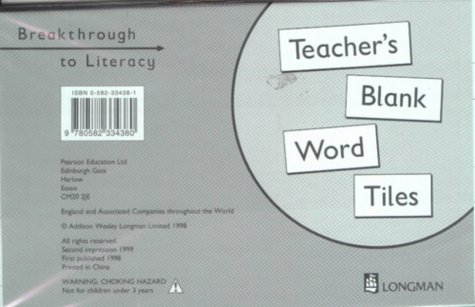『Breakthrough to Literacy: Teacher's Blank Word - 読書メーター