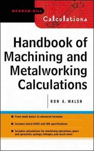 Handbook of Machining and Metalworking Calculations: Walsh,Ronald ...