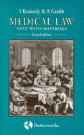 Medical law: Text with materials: 9780406006233: Amazon.com: Books