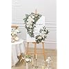 Amazon.com: BMQDSM Wedding Arch Faux Flowers Set of 2, Welcome Sign ...