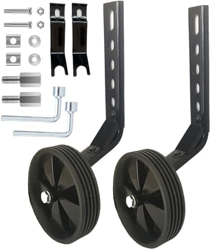 Amazon.com: Ragyzity Training Wheels, Heavy Duty Rear with Stabilizers ...