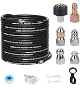 Amazon.com: 100FT Pressure Washer Sewer Jetter Kit, 5800 PSI Water Jet ...