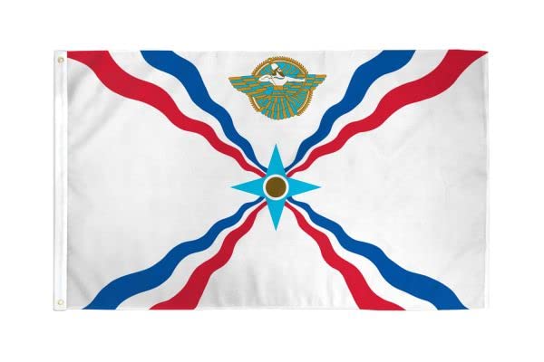 Amazon.com : Assyrian Flag 3x5ft Poly - INTERNATIONAL FLAGS : Patio ...