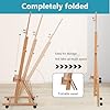 Amazon.com: Somime H-Frame Studio Easel, Beechwood Artist Easel with ...