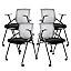Amazon.com: BLANEDUO Conference Room Chairs, Folding Office Desk Chair ...