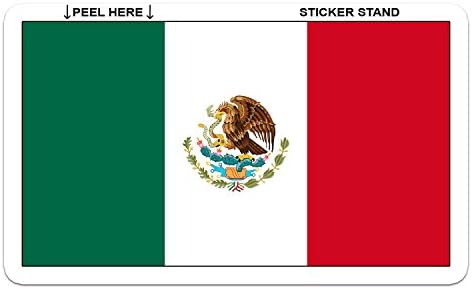 Amazon.com: Mexico Mexican Flag car Bumper Sticker Decal 5" x 3 ...