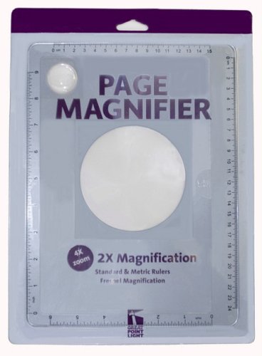 Page Magnifier: 2X Magnification, 4X Zoom: 9781599854700: Amazon.com: Books