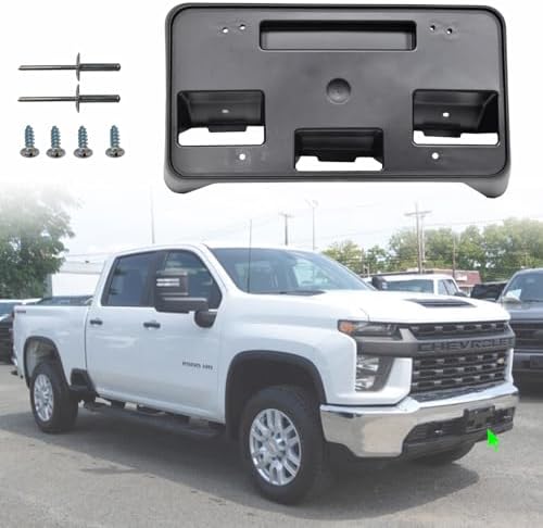 Amazon.com: Front License Plate Frame for Chevy Silverado 2500 3500 HD ...