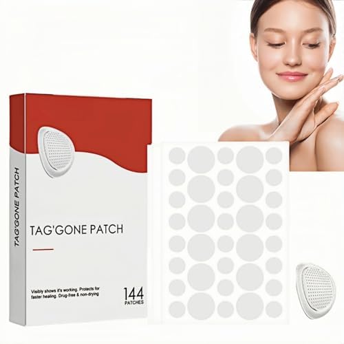 144pcs Tag'Gone Patch,Skin Tag Remover for Face and Body,Wart Remover ...