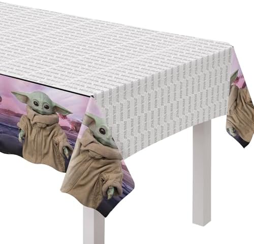 Amazon.com: The Mandalorian Grogu The Child Plastic Table Cover - 54" x ...