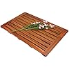 Amazon.com: Utoplike (32"x18") Teak Wood Bath Mat, Shower Mat for ...