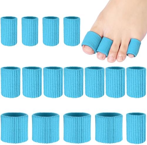 Amazon.com: 16 Pcs Toe Cushion Tube Toe Tubes Sleeves Soft Gel Corn Pad ...