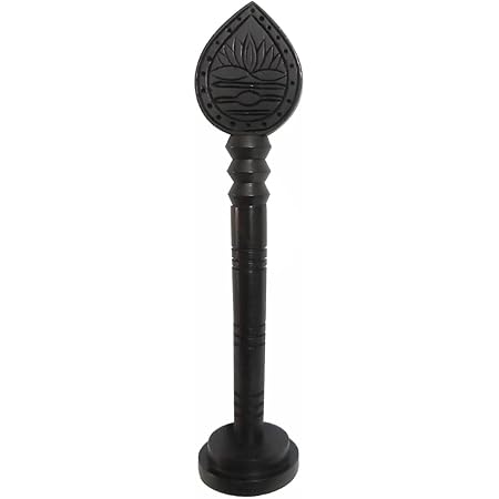 Buy Ayyapan Traders Karungali Wood Vel 7 Inches | Pure Black Ebony Wood ...