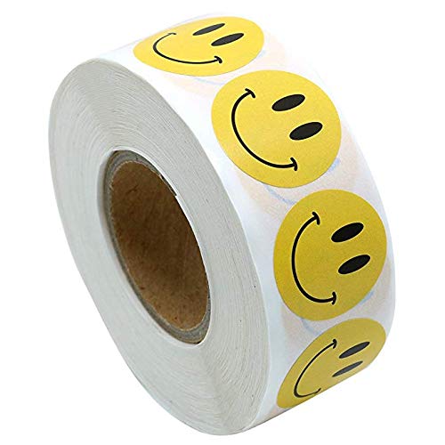 iDream Smiley Face Stickers Self-Adhesive Tapes for Art, Craft ...