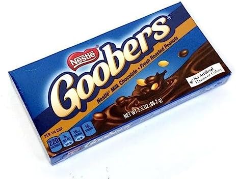 Amazon.com: Goobers Milk Chocolate covered peanuts 99.2g : Grocery ...