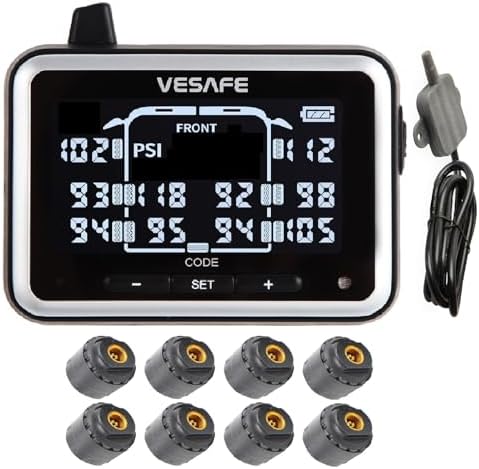 Amazon.com: Tyona RV Tire Pressure Monitoring System, (0-199PSI) TM6 ...