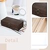 Amazon.com: Wooden Lockable Cash Box with 20 PCS Banknotes Top-Insert ...