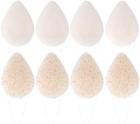 Amazon.com : Gjinxi 8PCS Exfoliating Facial Sponge, Natural Body Face ...