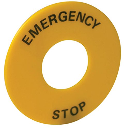 Amazon.com: Legend, 30mm, Round, "EMERGENCY STOP" : Industrial & Scientific