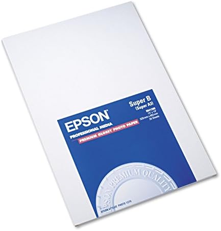 Epson Premium Photo Paper Glossy 13 x 19" 20 sheets - Papel fotográfico ...