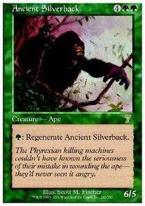 Amazon.com: Magic: the Gathering - Ancient Silverback - Seventh Edition ...
