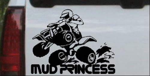Amazon.com: Mud Princess 4 Wheeler Off Road Car Window Wall Laptop ...