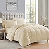Amazon.com: Sweet Home Collection 5 Piece Comforter Set Bag Solid Color ...