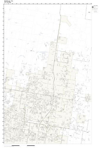 ZIP Code Wall Map of Edinburg, TX ZIP Code Map Laminated: Amazon.com ...