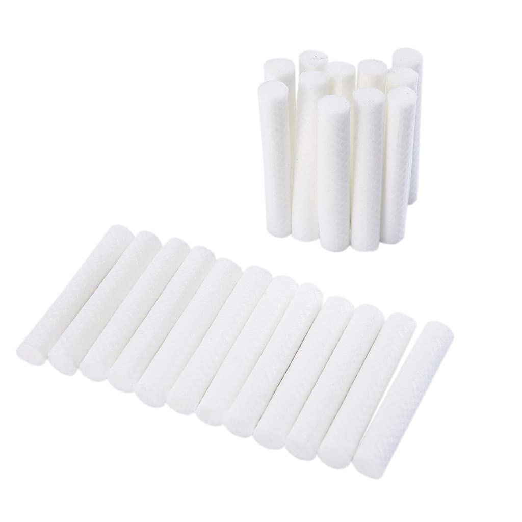 Amazon.com: IMIROOTREE 50 PCS Filter Cotton Wicks Stick Replacement ...