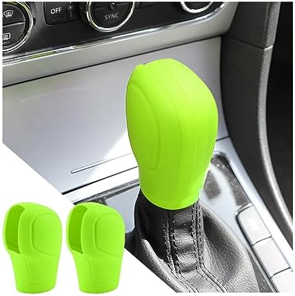 Amazon.com: AICEL 2 Pcs Car Gear Shift Knob Cover, Elastic Silicone Car ...