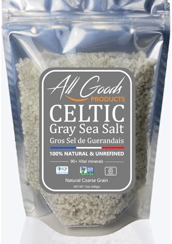 Amazon.com : All Goods Mineral Celtic Salt Organic 82 Minerals Coarse ...