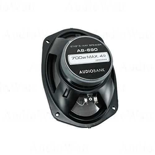 Snapklik.com : Audiobank 4X AB-690 6x9 5-Way Car Audio Stereo Coaxial ...