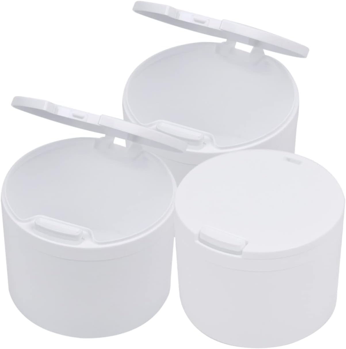 Amazon.com: minkissy 3pcs Cotton Swab Storage Box Cotton Swab Holder ...