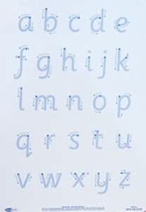 WRITE & WIPE ALPHABET PRACTICE CARDS Pkt of 5 size A4 : Amazon.co.uk ...